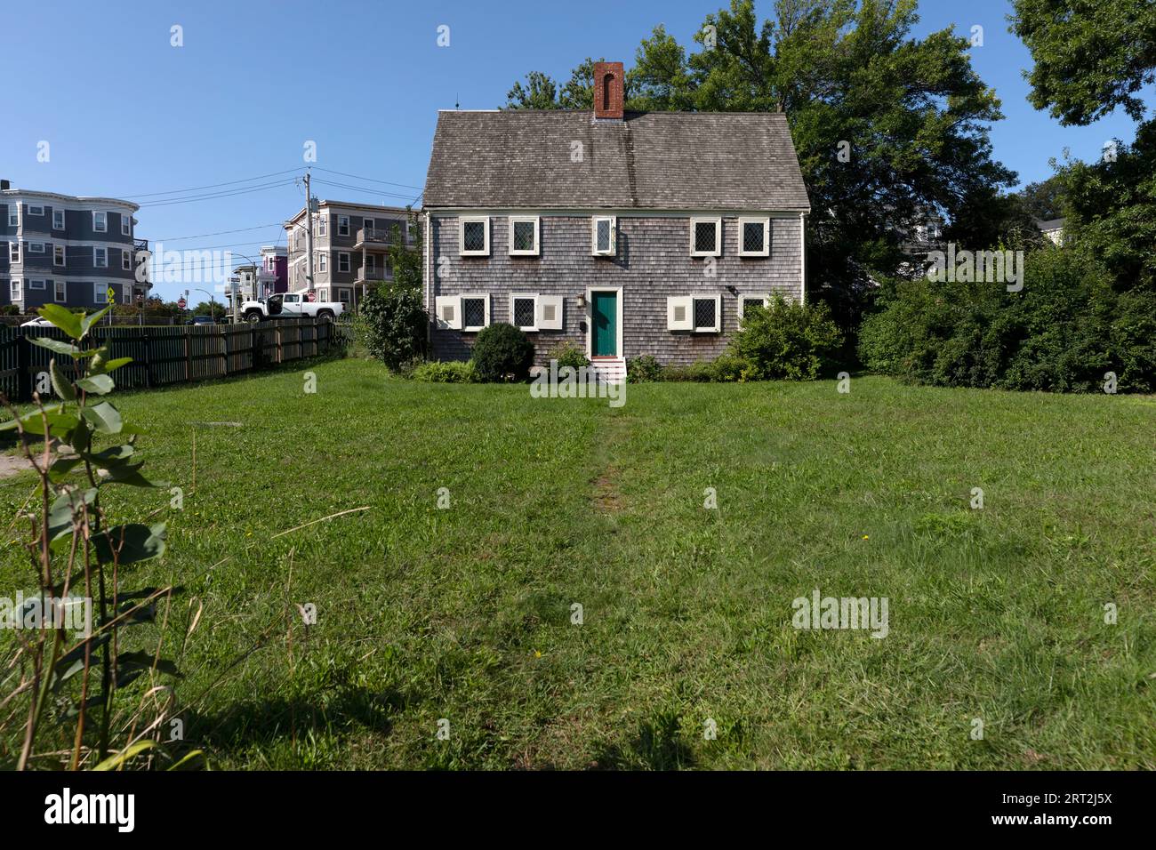 James Blake House, oldest house in Boston Massachusetts Stock Photo - Alamy