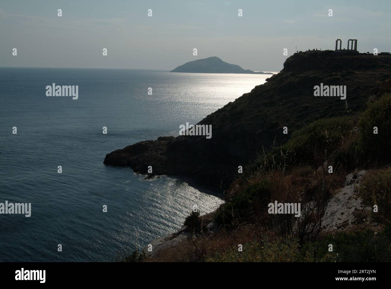 The Temple of Poseidon built by the Greeks in the 5th century BC is ...
