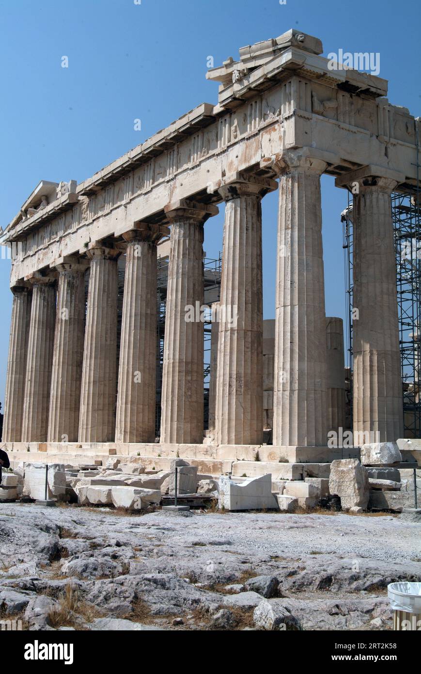 A detail from the Parthenon, the ancient Greek temple to Athena from ...