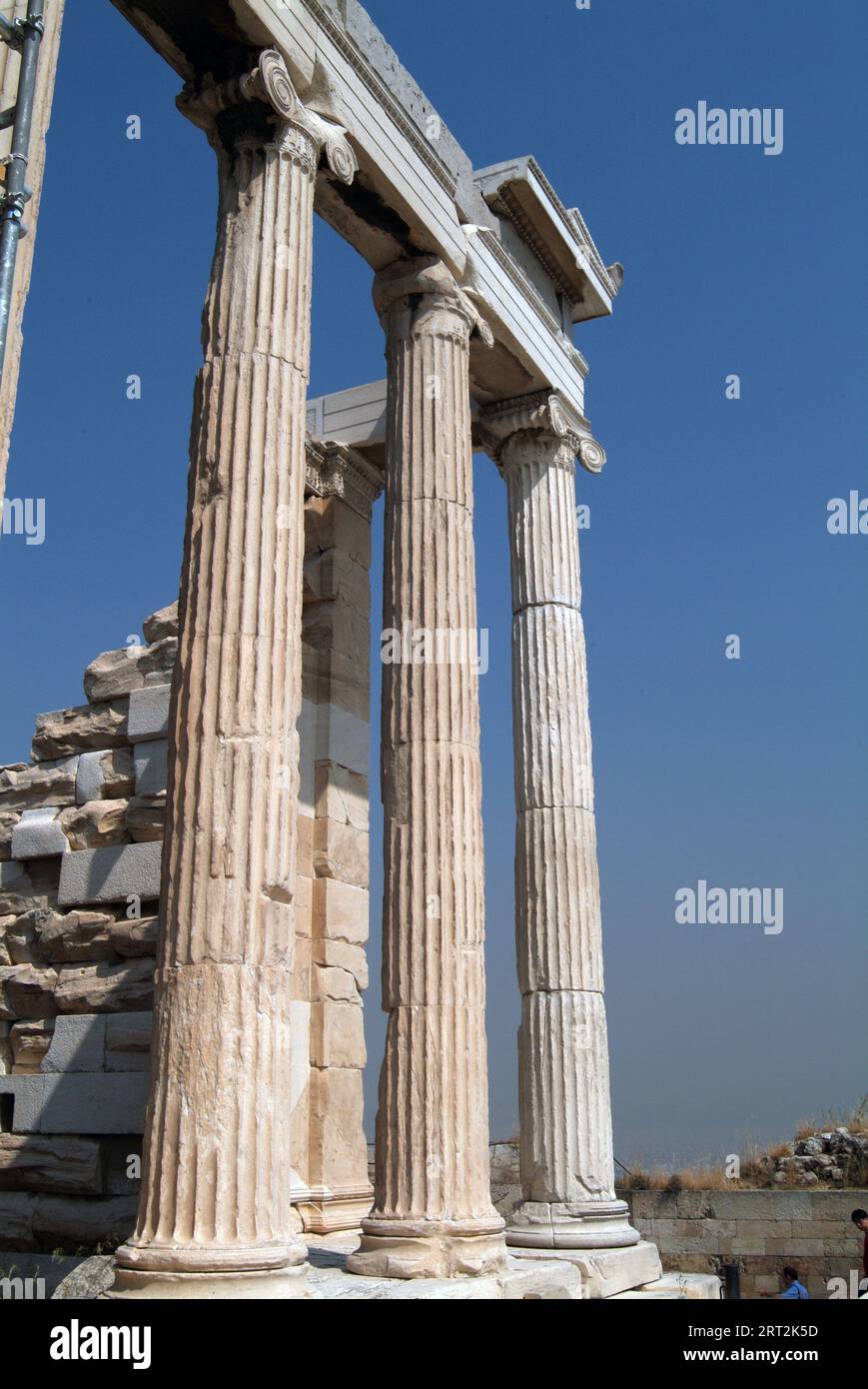 A detail from the Parthenon, the ancient Greek temple to Athena from ...