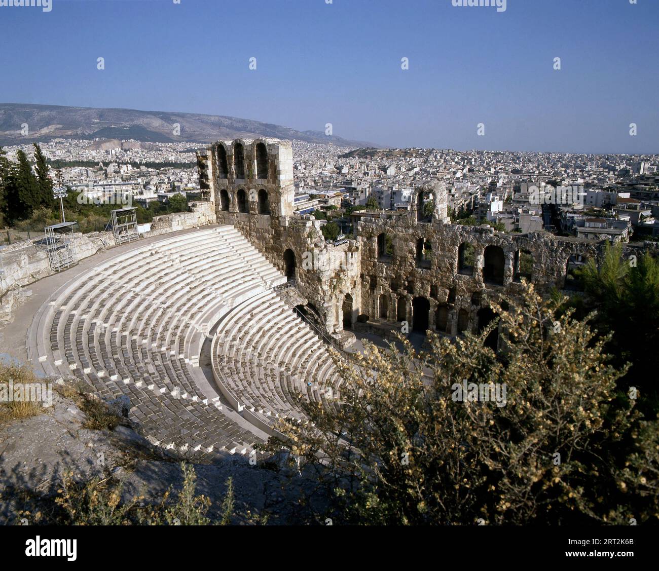 The Odeon of Herod Atticus, or Herodeon, an ancient Roman theatre ...