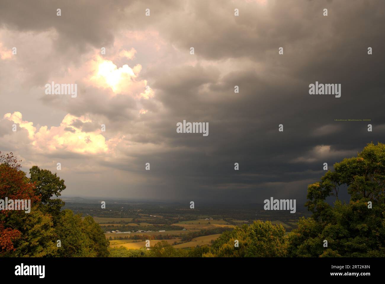 Storm clouds roll across Adams County in Pennsylvania Stock Photo - Alamy