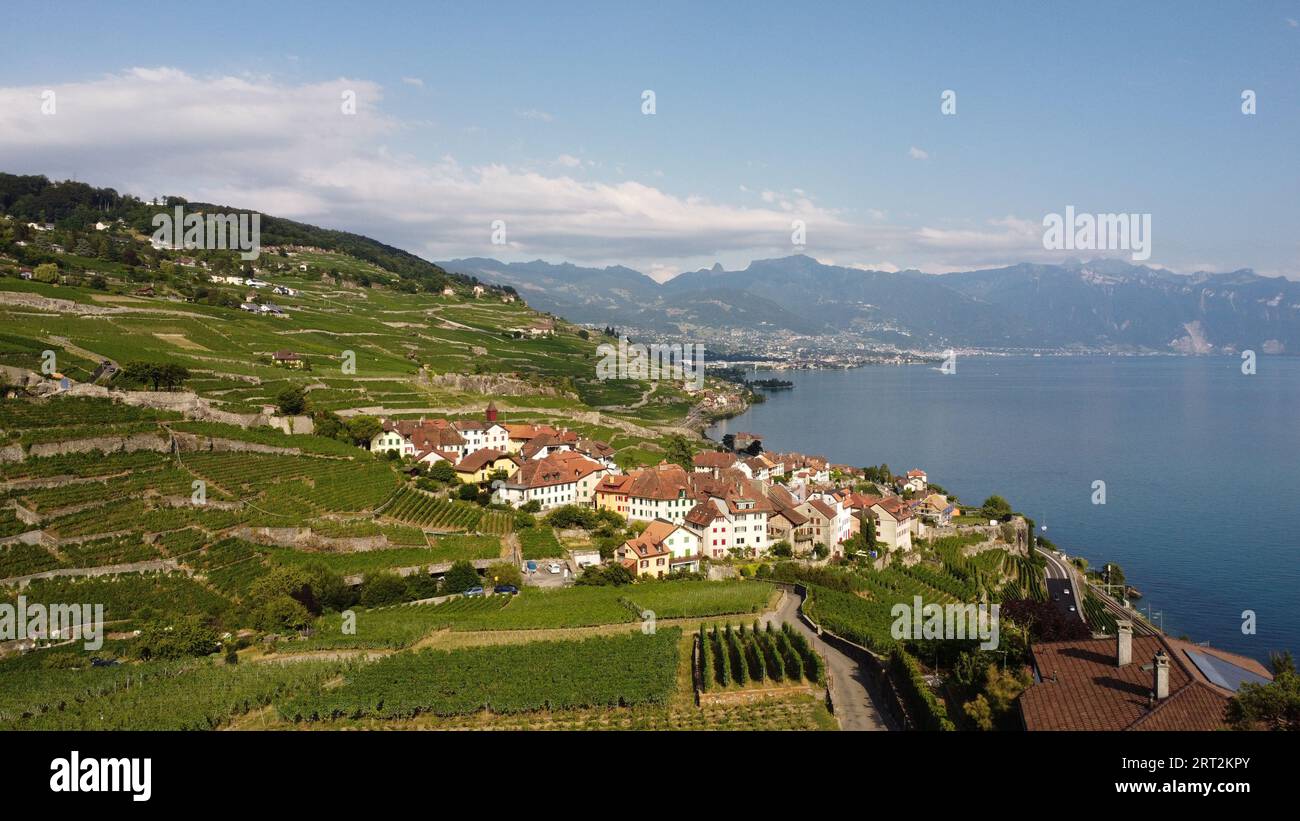 Beautiful landscape lavaux vineyards hi-res stock photography and ...