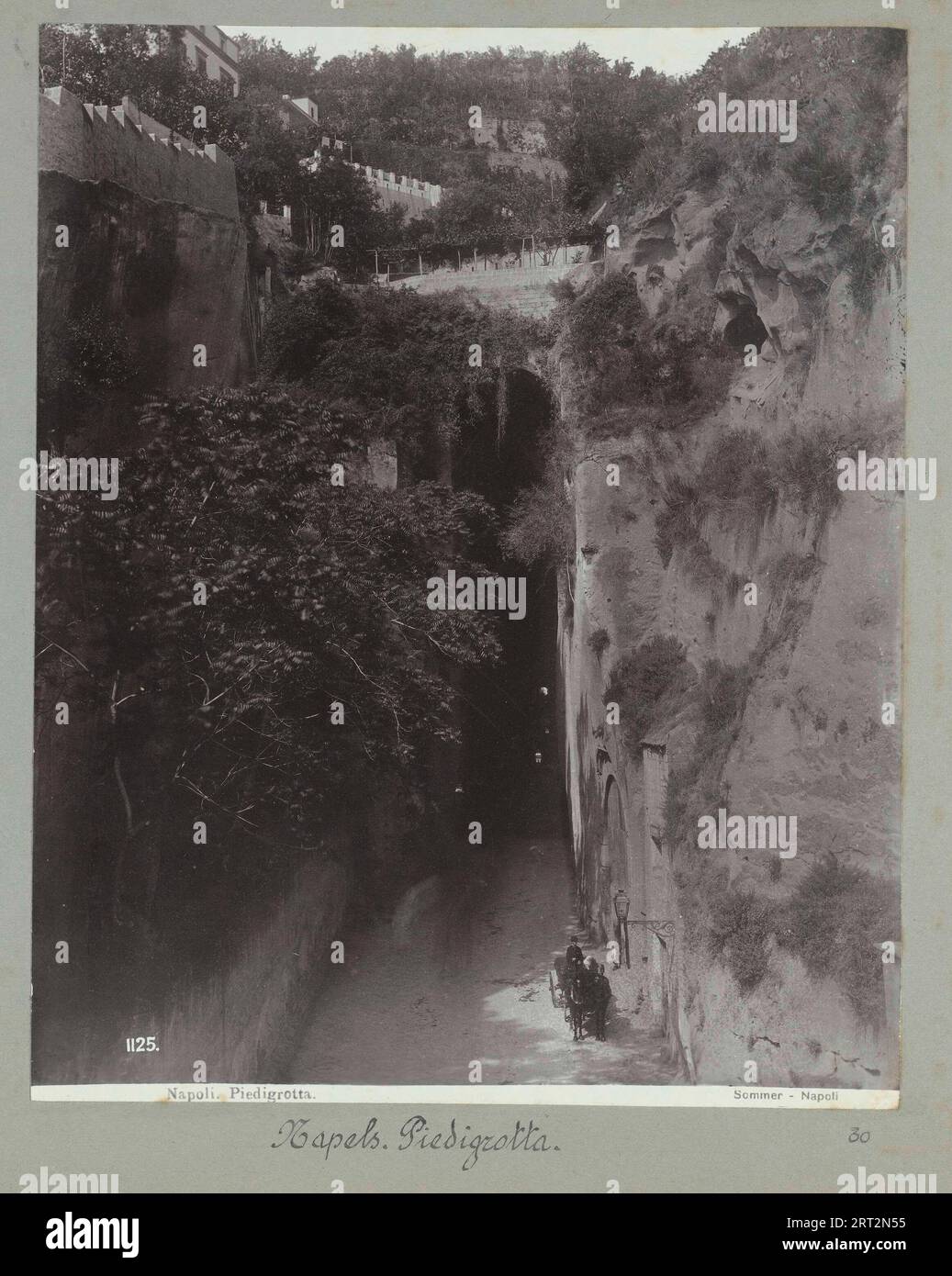 Peidigrotta, an ancient Roman tunnel in Naples, Archival Photography ...