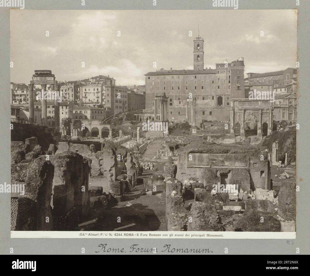 1900, Archival Archive Photography, Rome Photo of 1900s, Forum Romanum ...