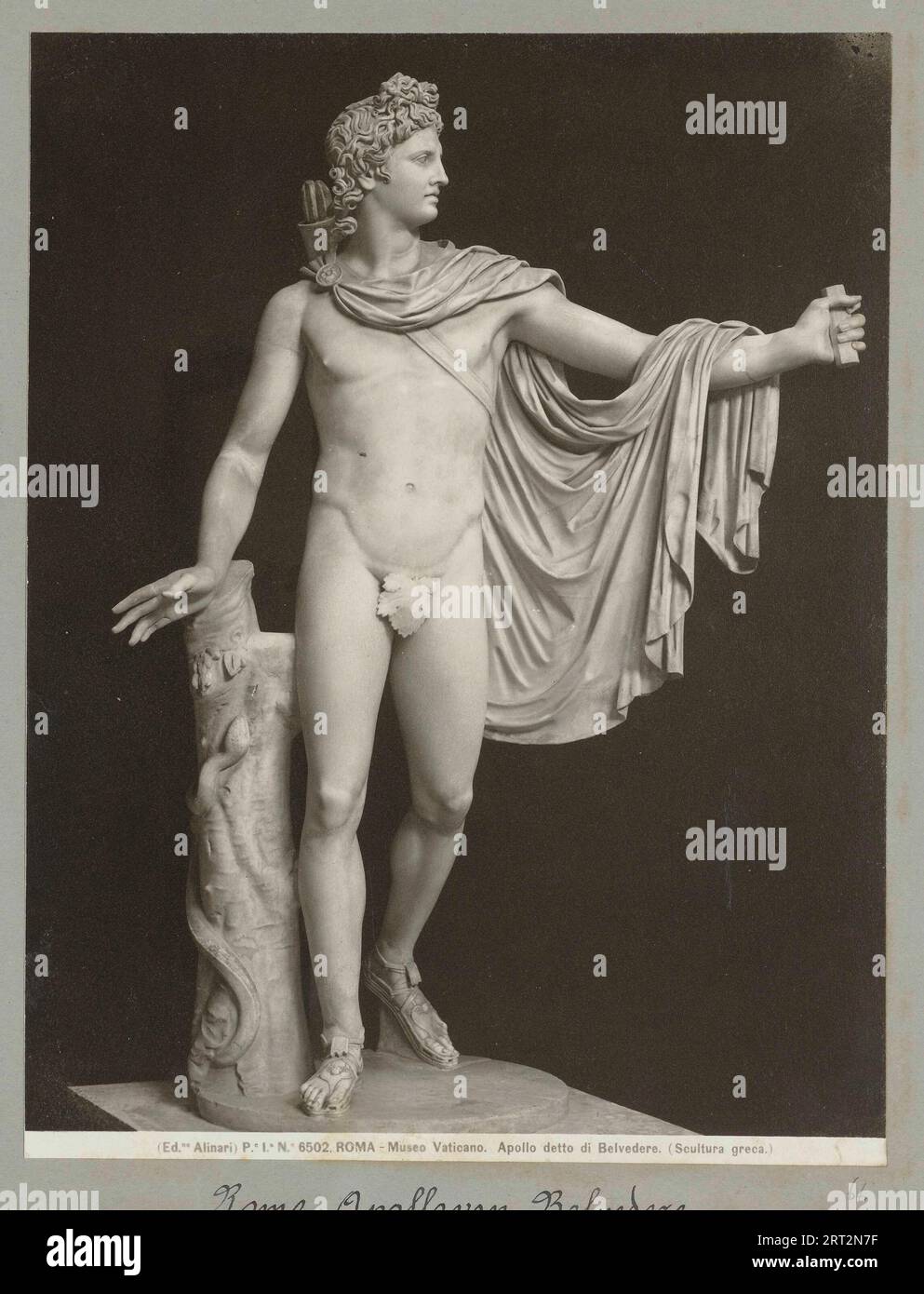 The Apollo Belvedere or Pythian Apollo is a celebrated marble sculpture from classical antiquity ...