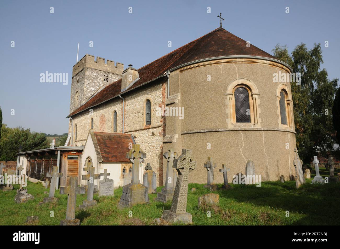 England oxfordshire goring on thames church hi-res stock photography ...