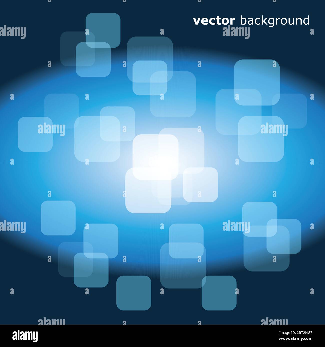 Glittering blue lights background with text - vector Stock Vector Image ...