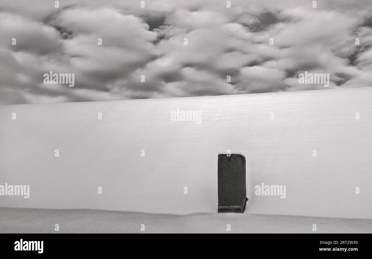 The forge on the snow roof Stock Photo - Alamy