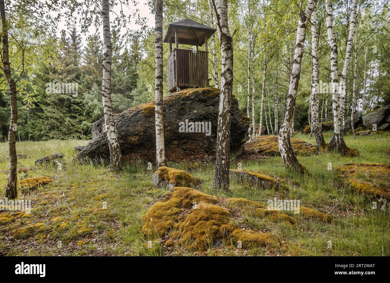 The hide on the rock Stock Photo - Alamy
