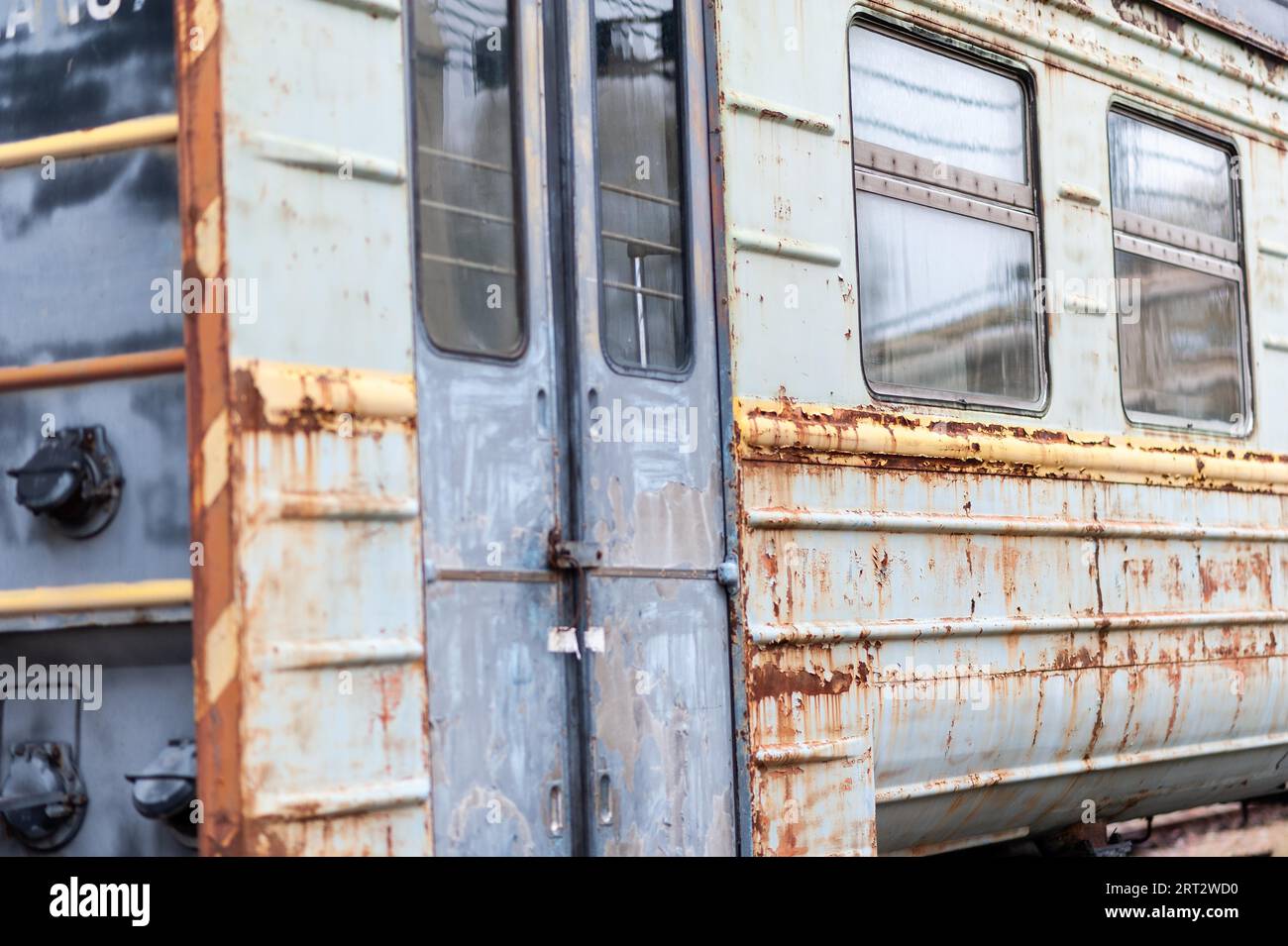 Abandoned train wagon in Pripyat, Chernobyl Exclusion Zone Stock Photo ...