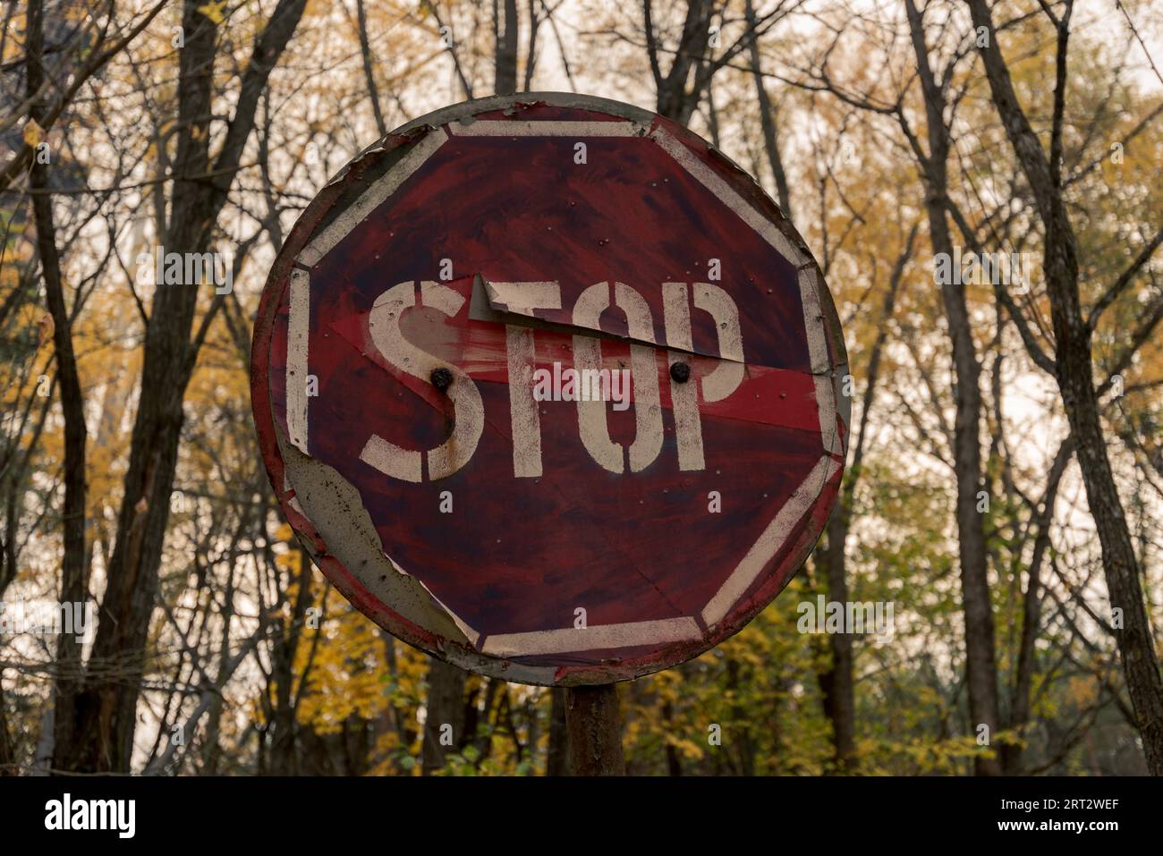 Road chernobyl road sign hi-res stock photography and images - Alamy