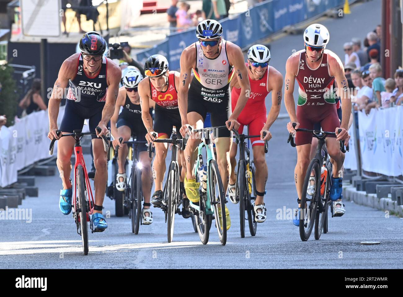 Karlovy Vary, Czech Republic. 10th Sep, 2023. (L-R) Morgan Pearson of ...