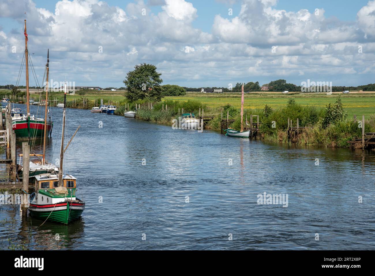 River Ribe A in Denmark Stock Photo - Alamy