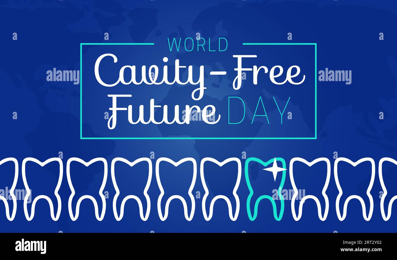 World Cavity-Free Future Day Creative Background Illustration Stock ...