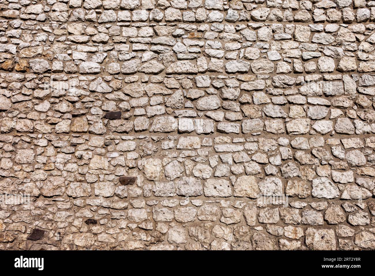 Medieval castle stone wall background or texture from Wawel Castle in ...