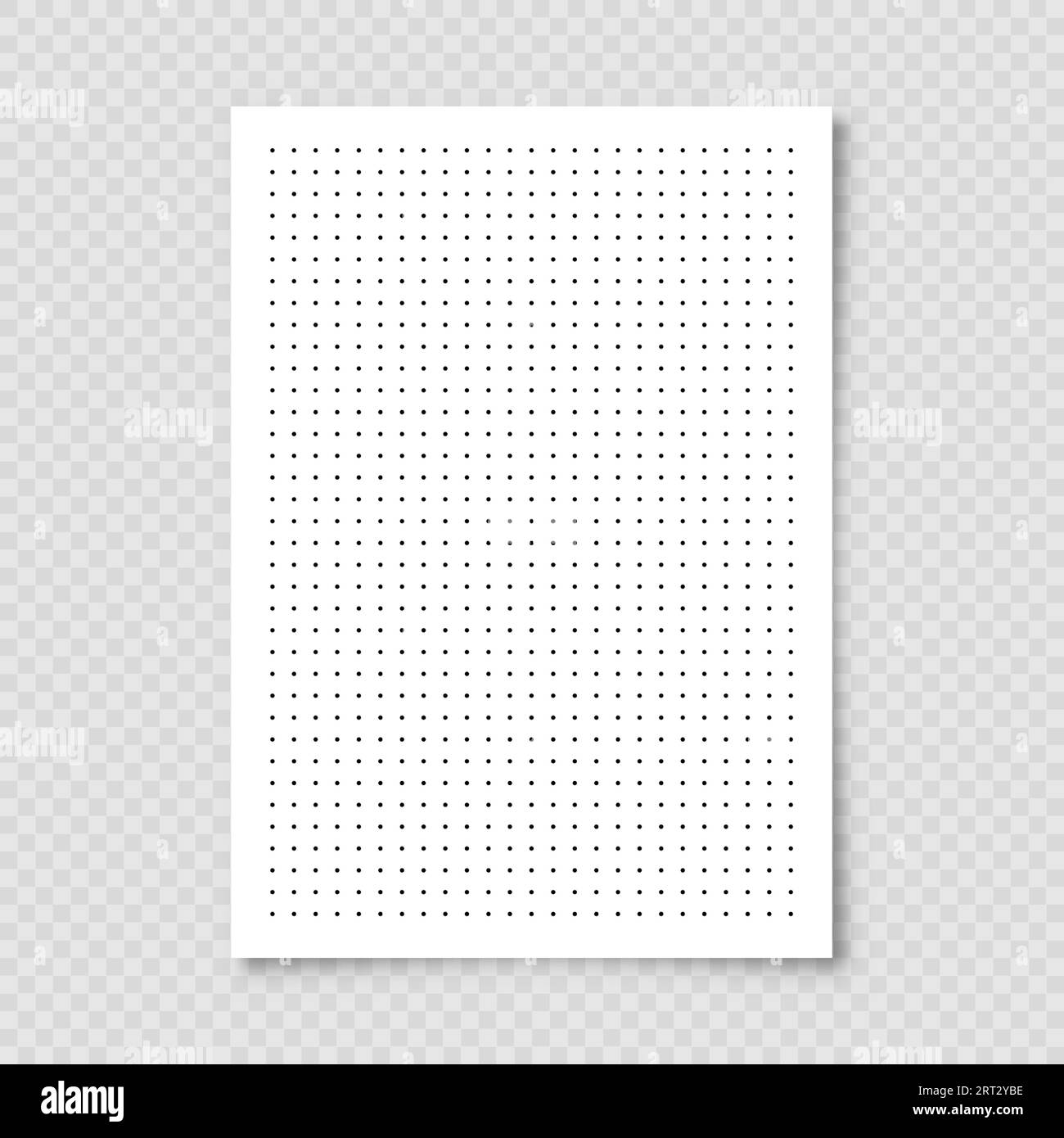 Dotted graph paper with grid. Polka dot pattern, geometric texture for ...