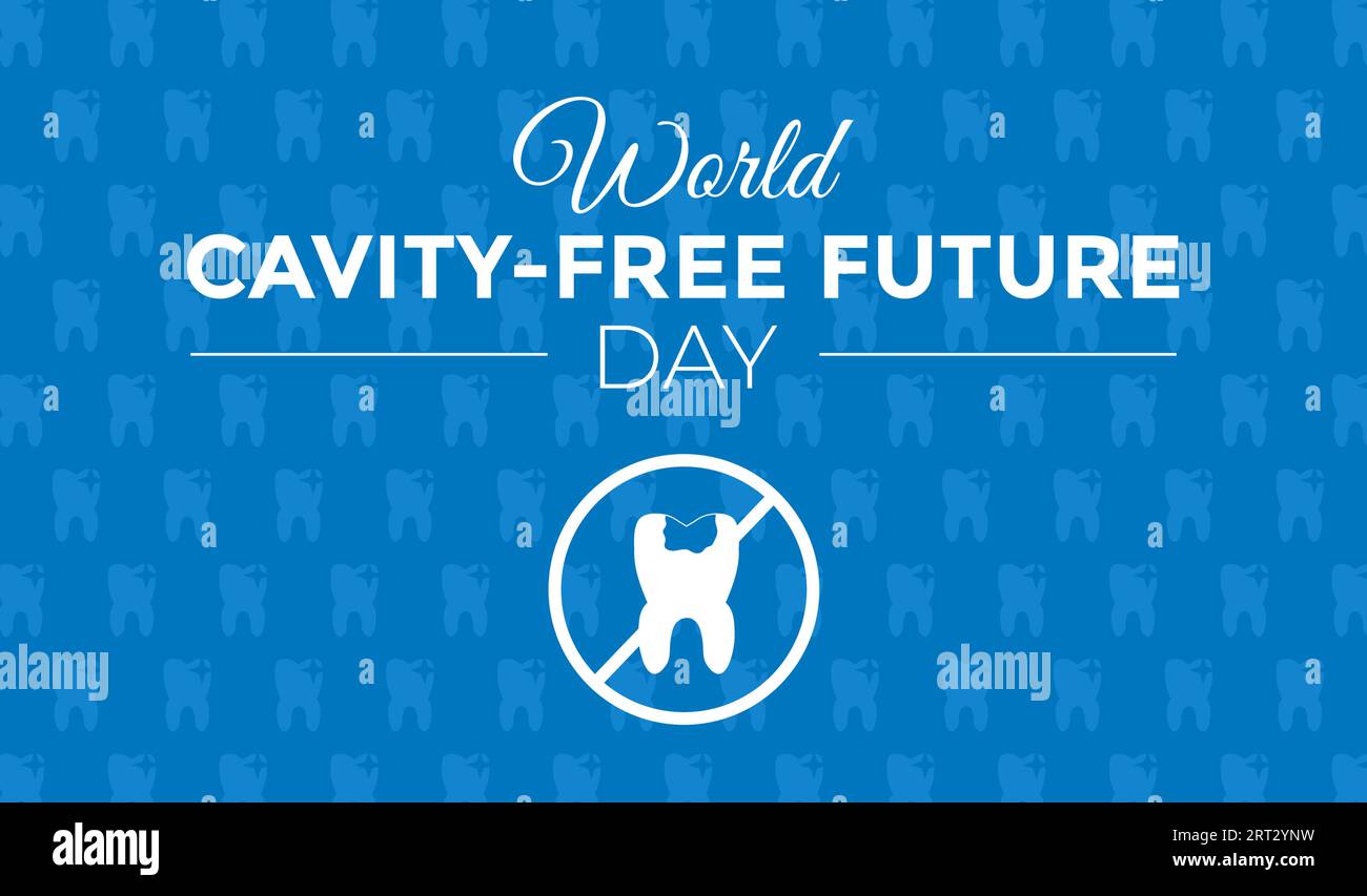 World Cavity-Free Future Day Illustration Stock Vector Image & Art - Alamy