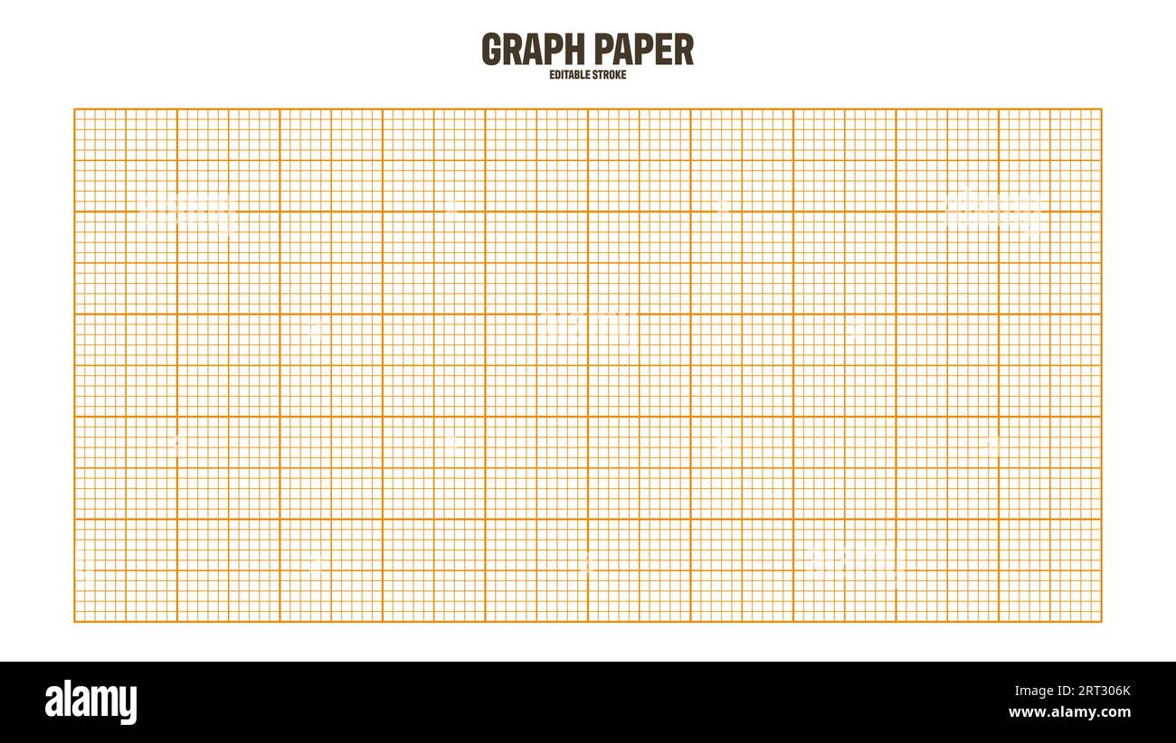Sheet of graph paper with grid. Millimeter paper texture, geometric ...