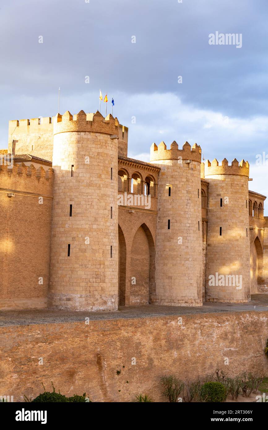 The Aljaferia Palace is a fortified medieval palace built during the ...
