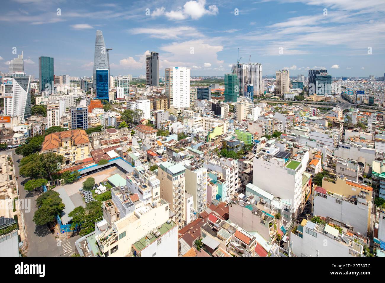 The vast sprawl of buildings in Ho Chi Minh City, otherwise known as ...