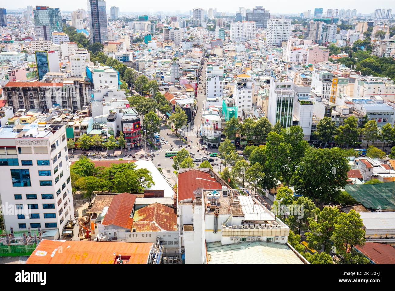 The vast sprawl of buildings in Ho Chi Minh City, otherwise known as ...
