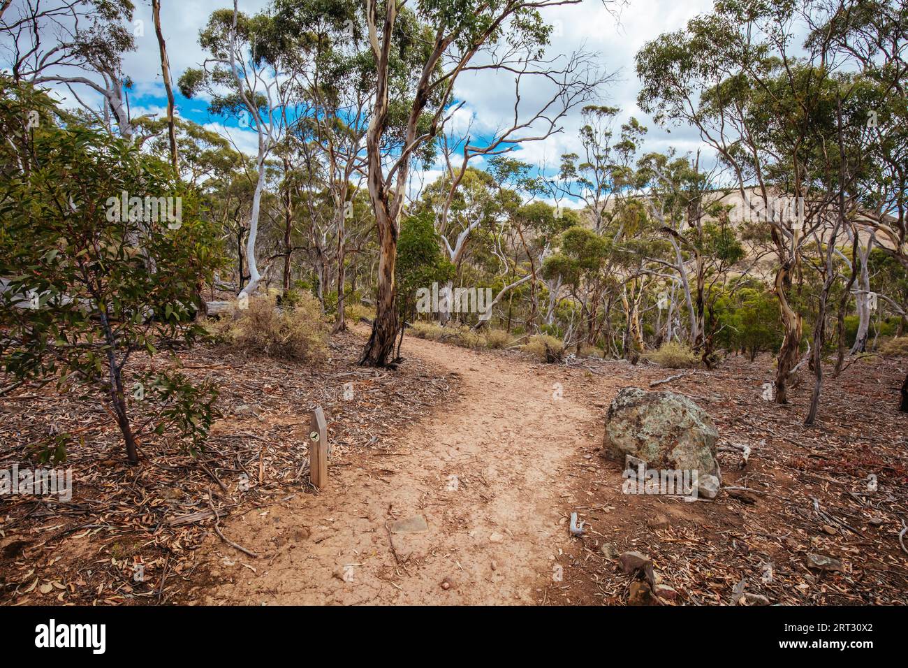 The popular tourist landmark of Werribee Gorge. This is the Centenary ...