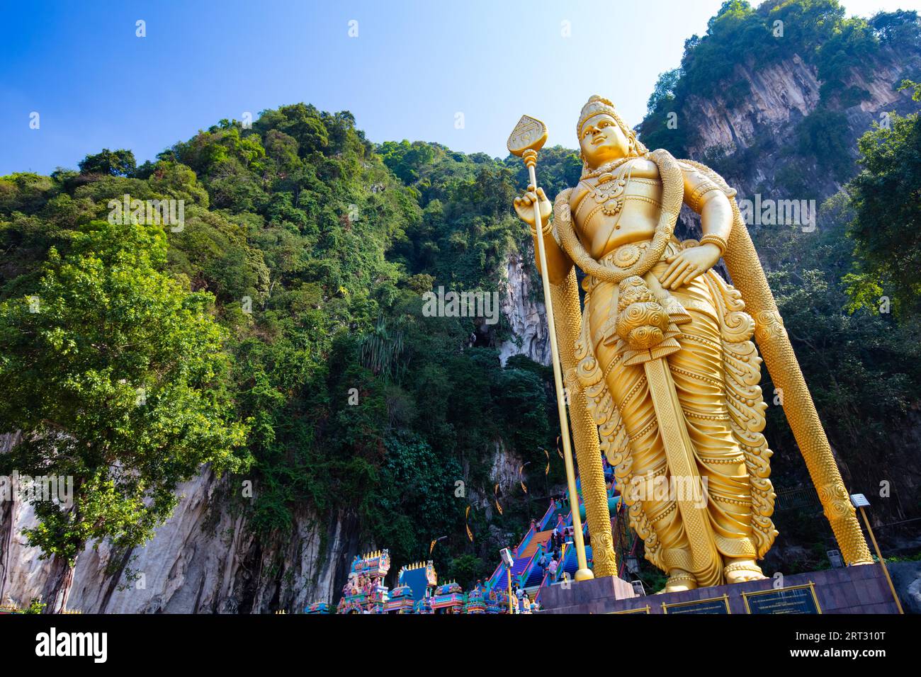 The popular tourist attraction of Batu Caves which are sacred Hindi ...