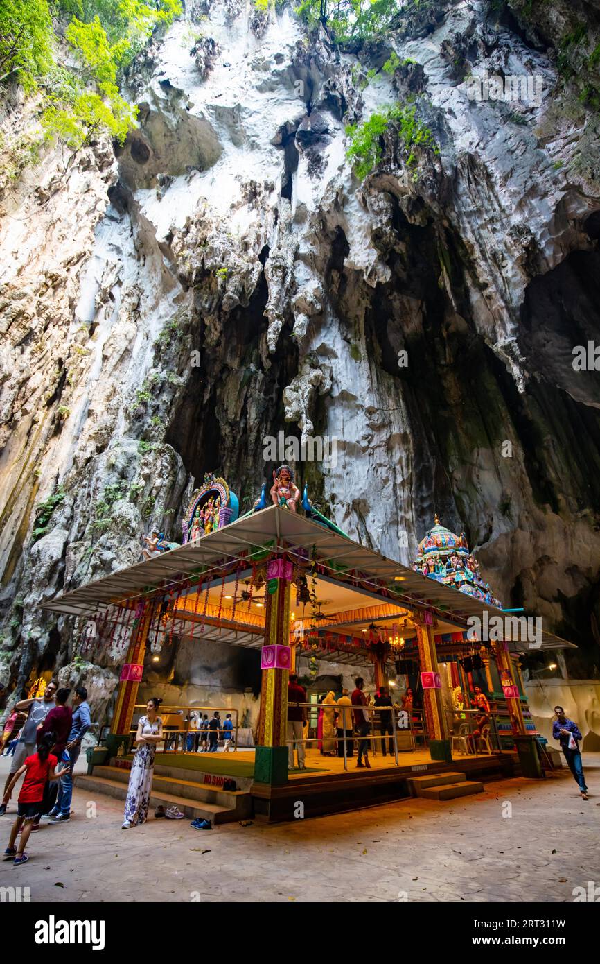 BATU CAVES, MALAYSIA, March 2019: The popular tourist attraction of ...