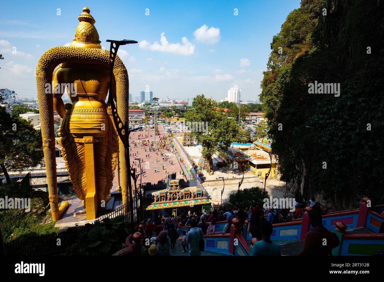The popular tourist attraction of Batu Caves which are sacred Hindi ...
