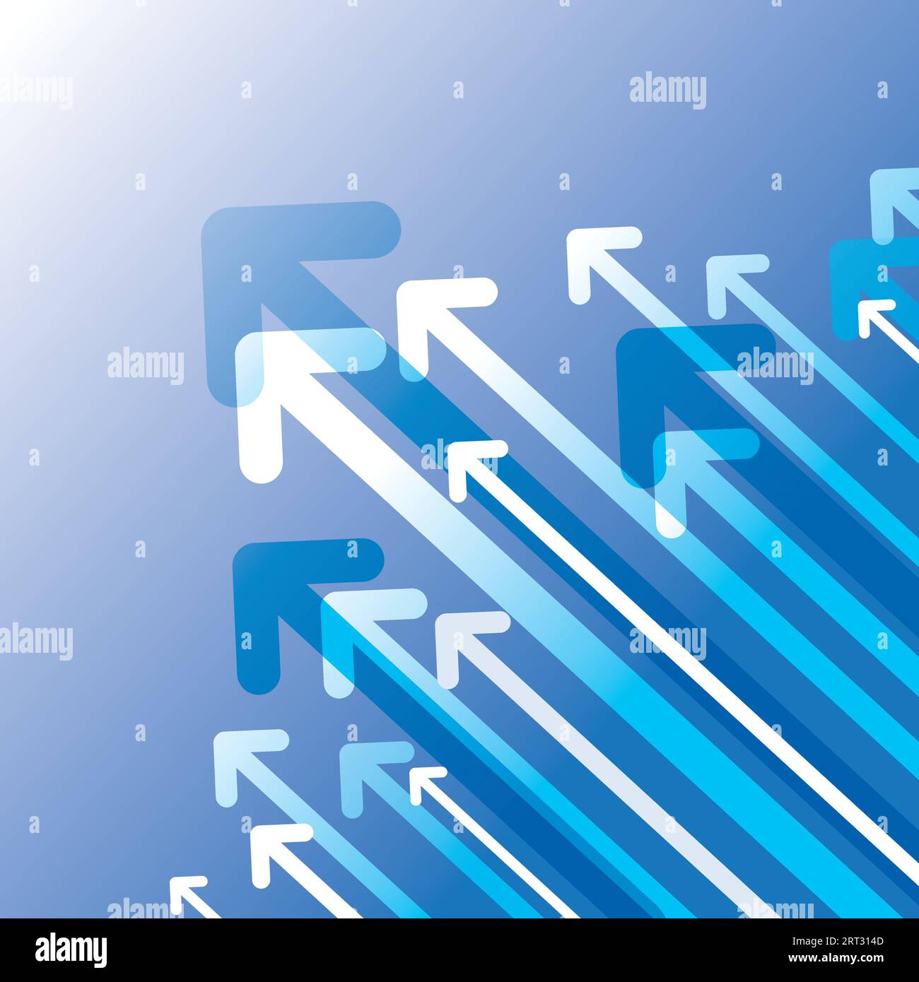 Blue Abstract Background: Arrows Stock Vector Image & Art - Alamy