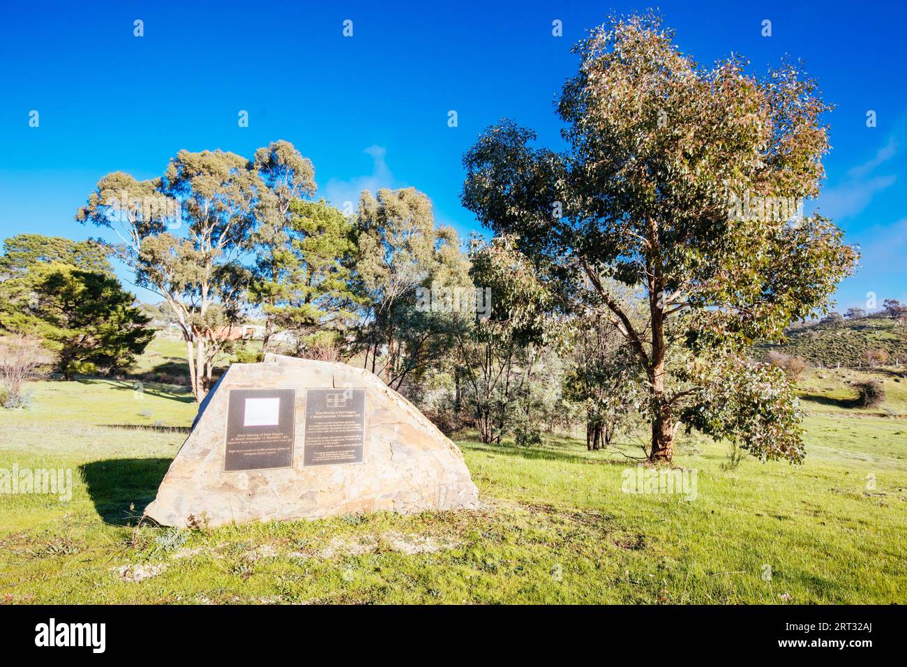 The iconic Monster Meeting Site of Diggers (1851) in Chewton, Victoria ...