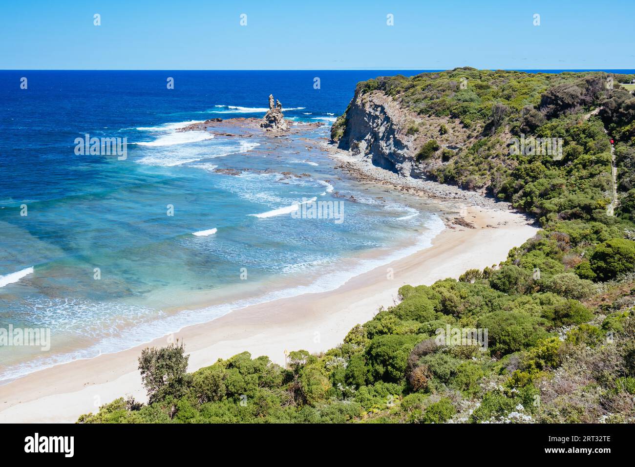 The popular Eagles Nest Beach in between Inverloch and Cape Paterson on ...