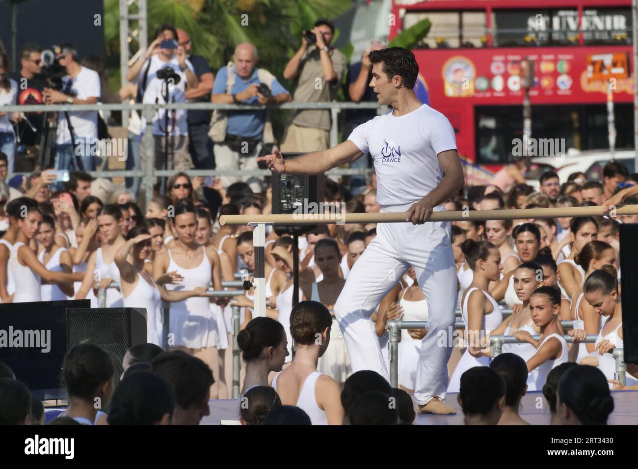 Milan, Italy. 10th Sep, 2023. Final event in Piazza Duomo of the dance ...