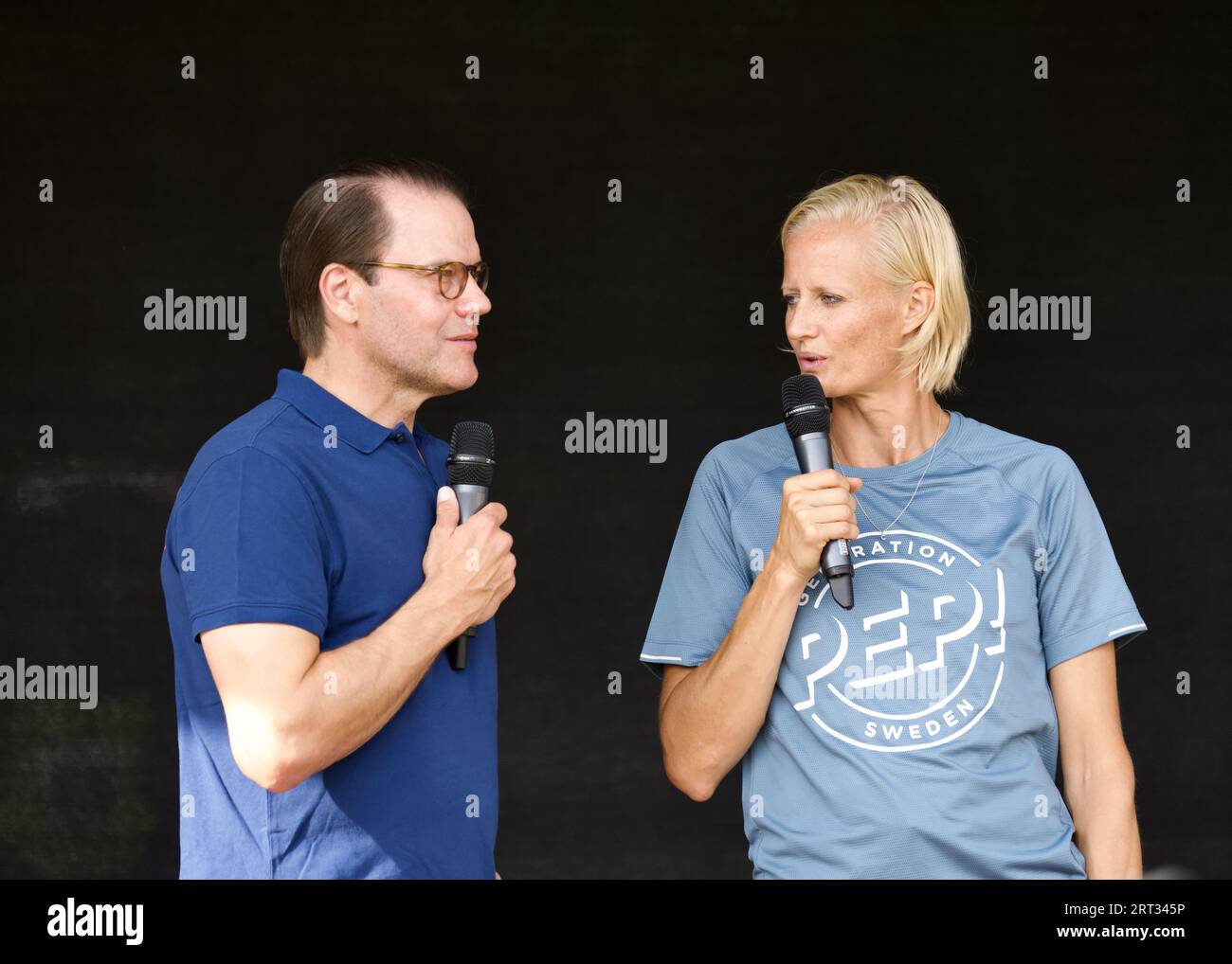 STOCKHOLM, SWEDEN - SEPTEMBER 10, 2023: Prince Daniel and Crown ...