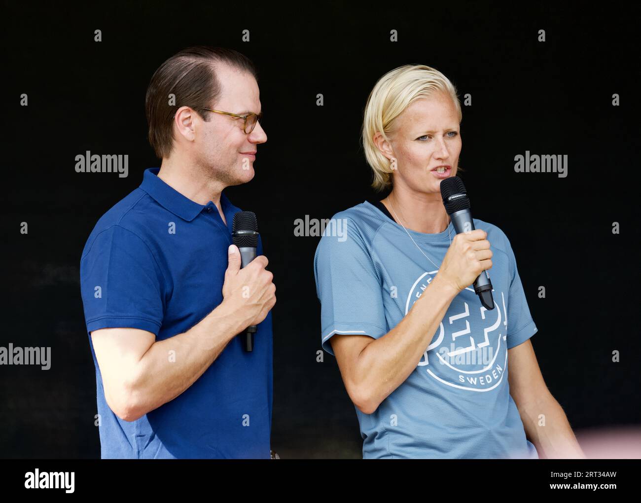 STOCKHOLM, SWEDEN - SEPTEMBER 10, 2023: Prince Daniel and Crown ...