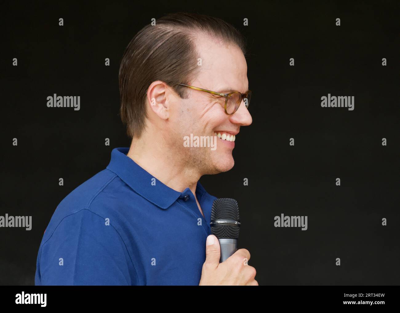 STOCKHOLM, SWEDEN - SEPTEMBER 10, 2023: Prince Daniel and Crown ...