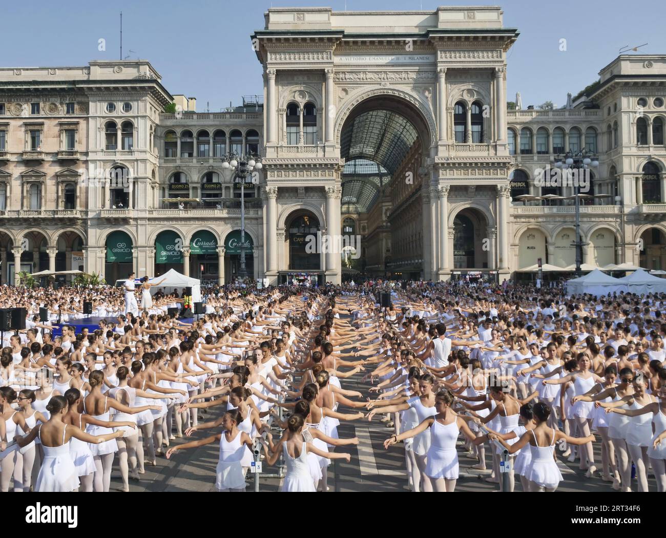 Milan, Italy. 10th Sep, 2023. Closing event in Piazza Duomo of the ...