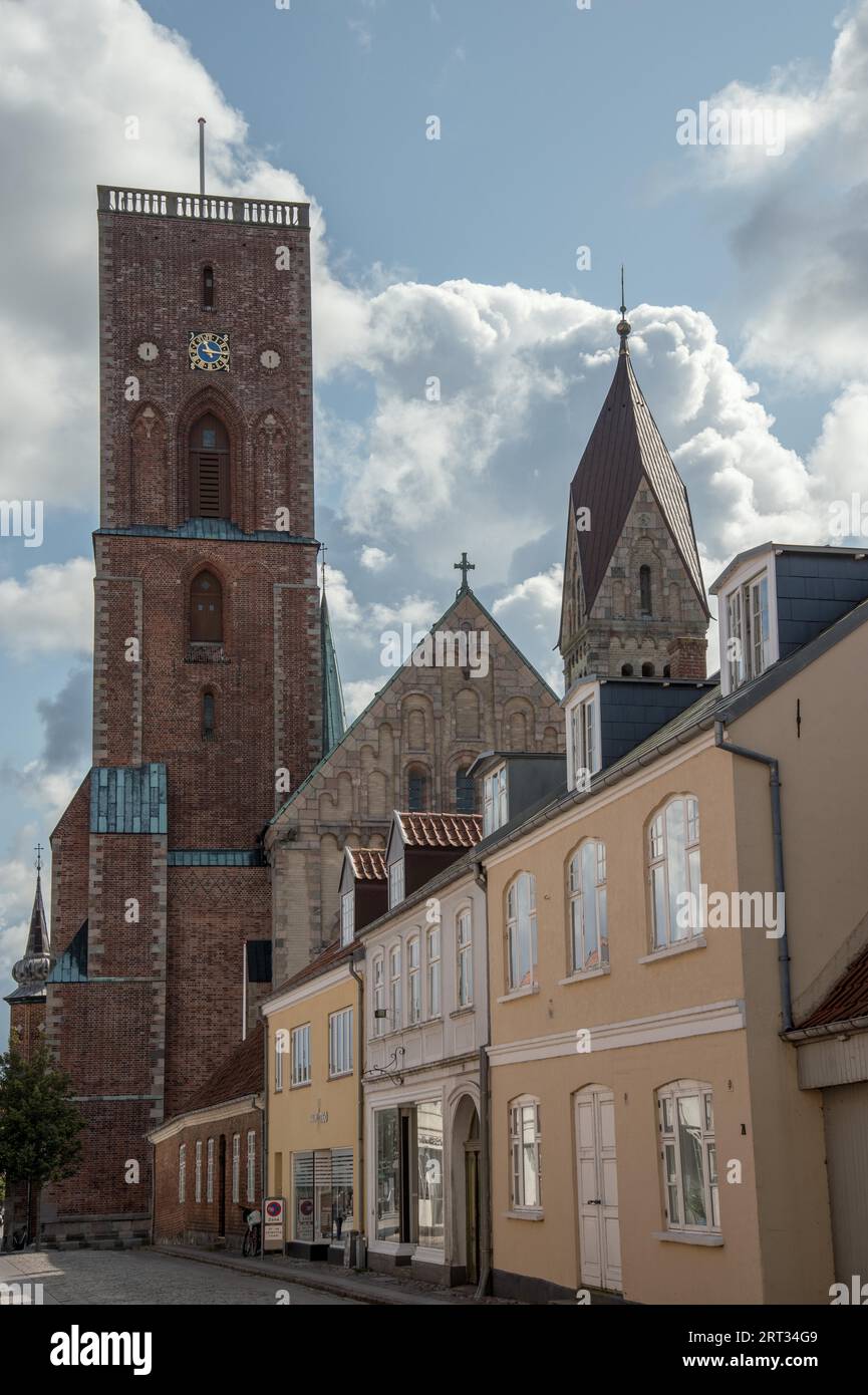 Tufa church in Ribe, the oldest town in Denmark Stock Photo - Alamy