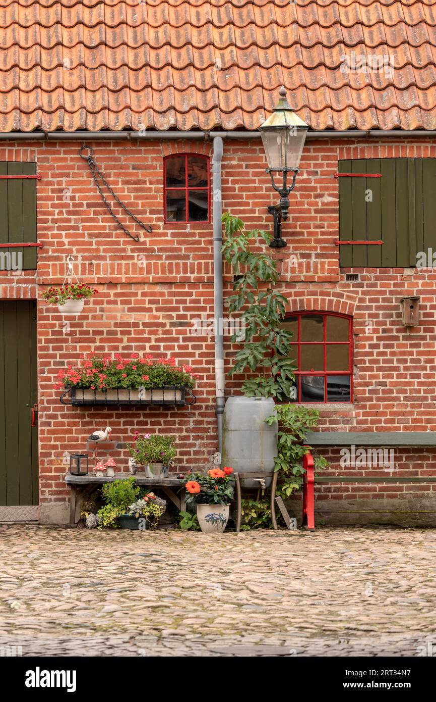 Design of a courtyard Stock Photo - Alamy