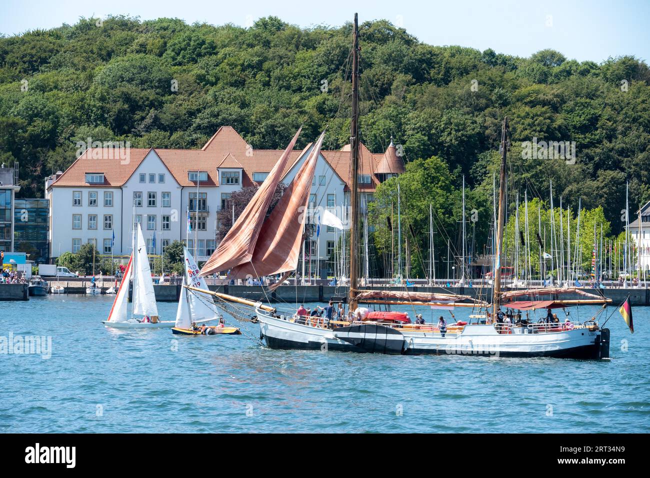 Sailing ship in the kiel fjord hi-res stock photography and images - Alamy