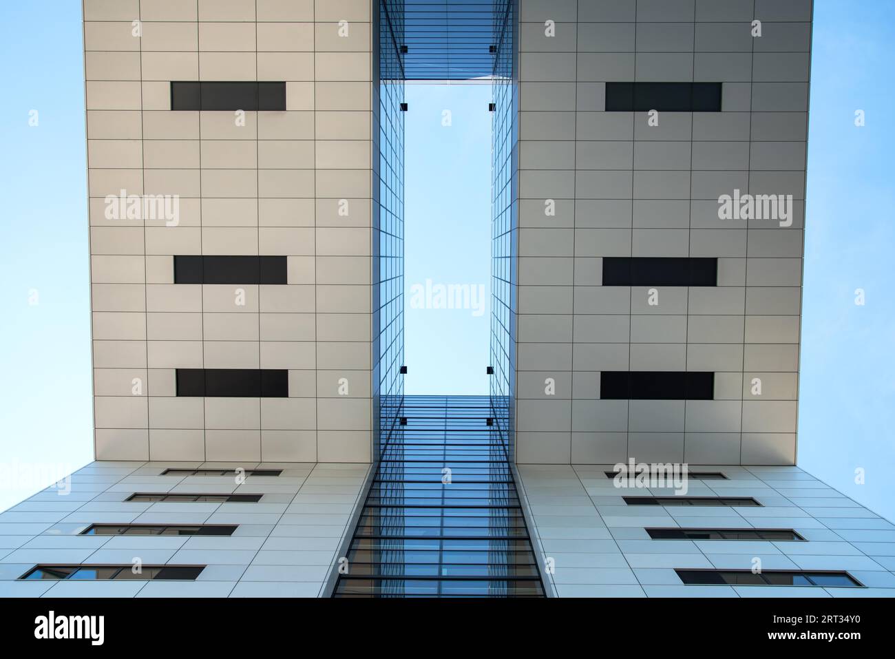 Perspective on a high-rise building Stock Photo - Alamy