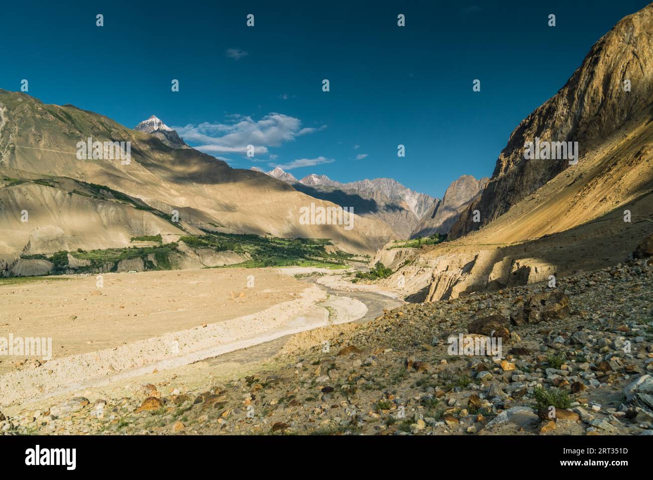 Picturesque valley in Karakoram mountains, Pakistan Stock Photo - Alamy