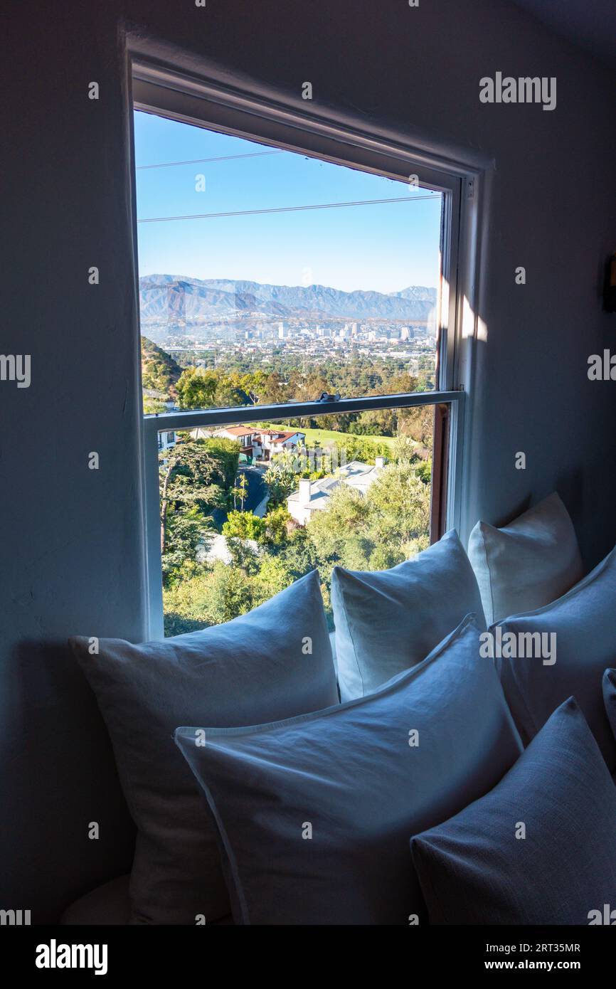 View from a bedroom window of Los Angeles, California Stock Photo - Alamy