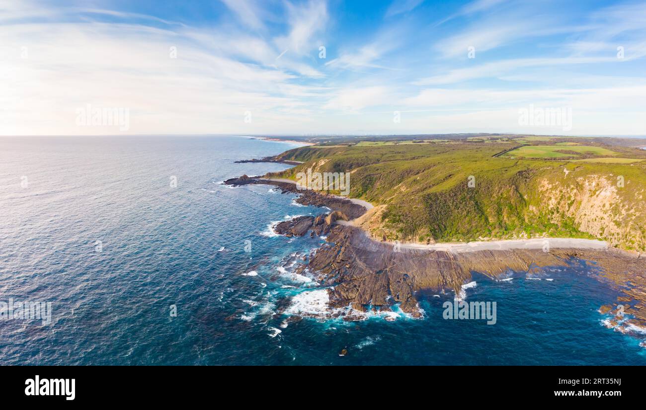 Iconic Bass Coast in near Cape Liptrap lighthouse in Victoria ...