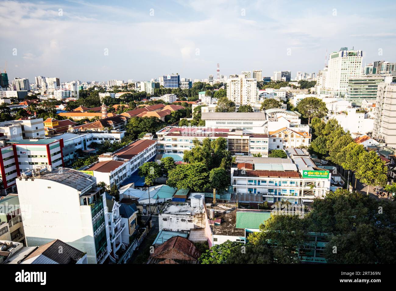 The vast sprawl of buildings in Ho Chi Minh City, otherwise known as ...