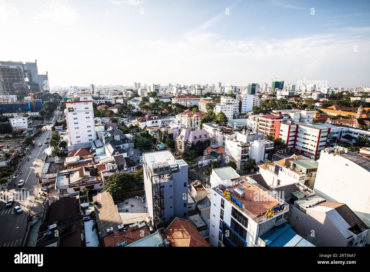 The vast sprawl of buildings in Ho Chi Minh City, otherwise known as ...