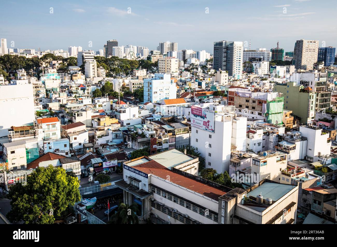 The vast sprawl of buildings in Ho Chi Minh City, otherwise known as ...