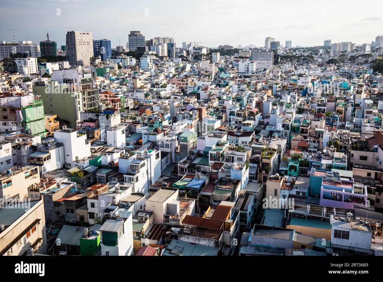 The vast sprawl of buildings in Ho Chi Minh City, otherwise known as ...