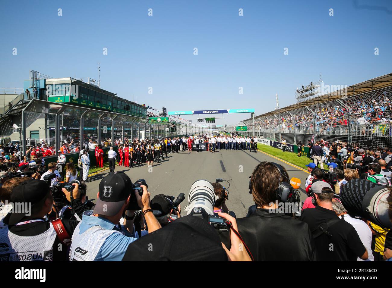 MELBOURNE, AUSTRALIA, MARCH 17: Driver season portrait and dedication ...